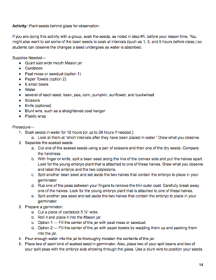 Botany Study Guide: Form 3-4 (grades 7-9) | Sabbath Mood Homeschool