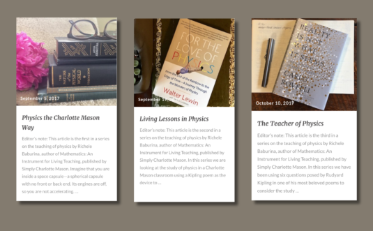 Physics, A Three Part Series - Sabbath Mood Homeschool