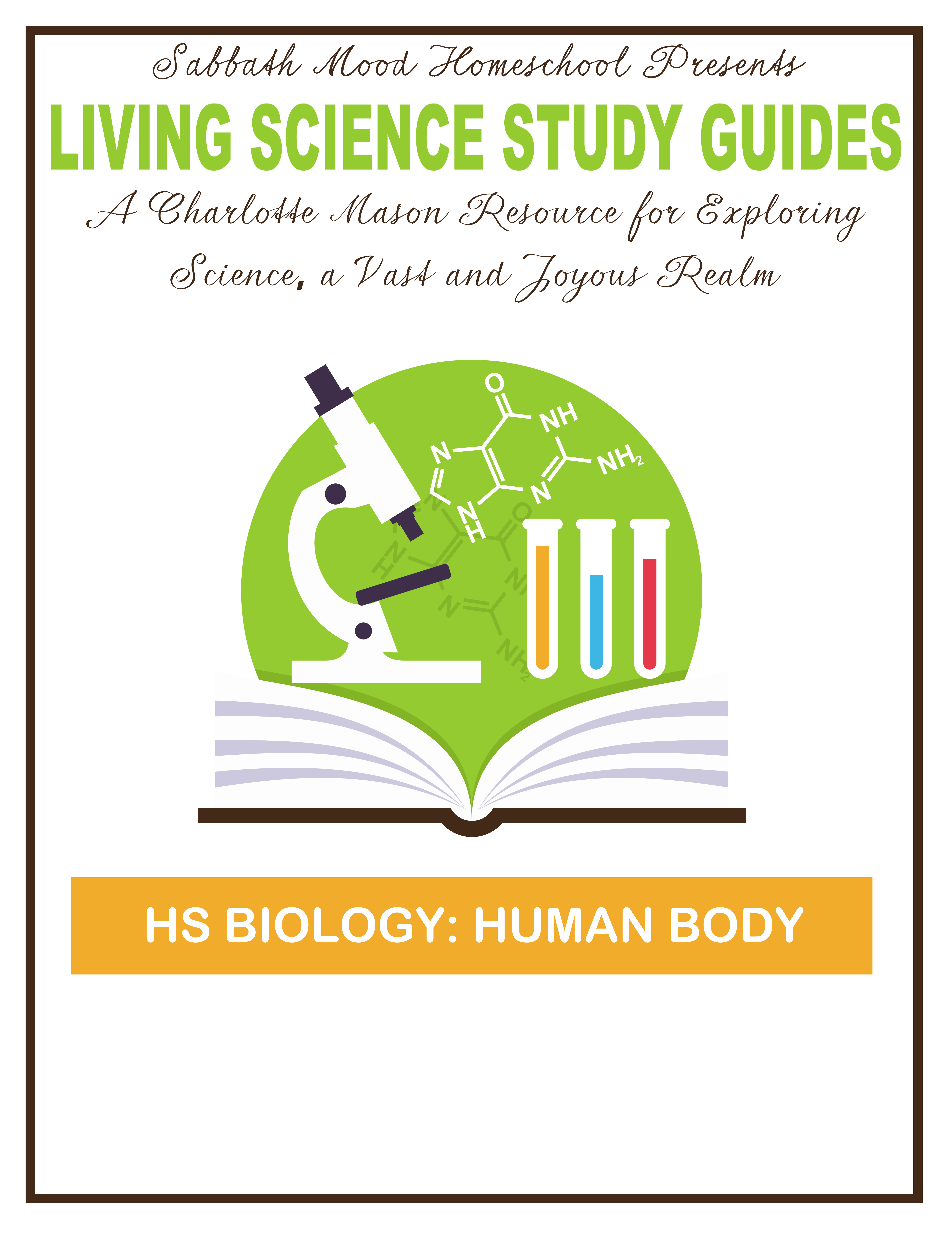 HS Biology: Human Body (extra options) - Sabbath Mood Homeschool